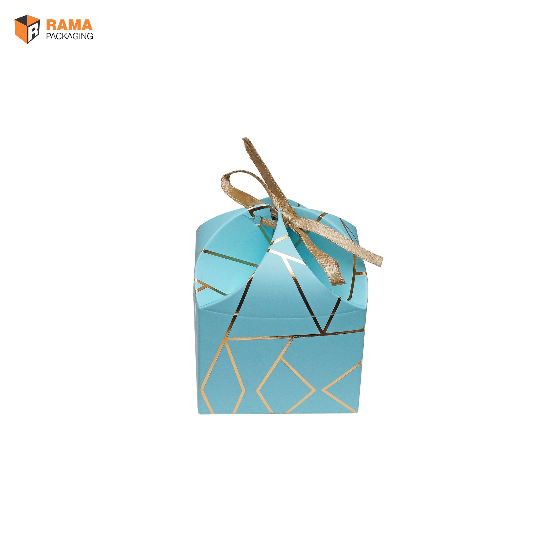 Dom Box | Hamper Box | Blue (8.0 cm x 8.0 cm x 6.0 cm)– Rama Packaging