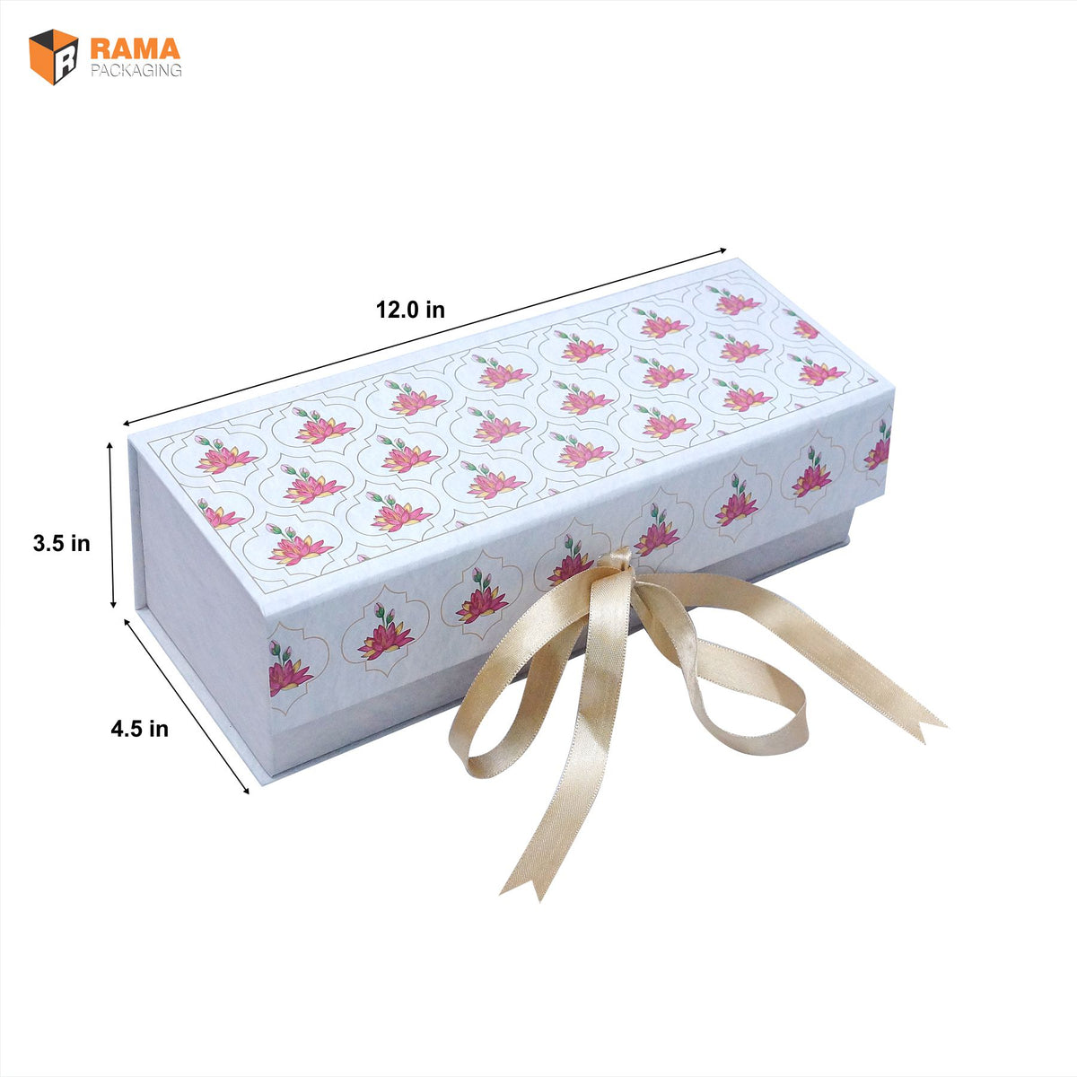 2 JAR RIGID WITH RIBBION WITH JAR FLORAL EMBLEM GRACE DESIGN | ( 12" x ...