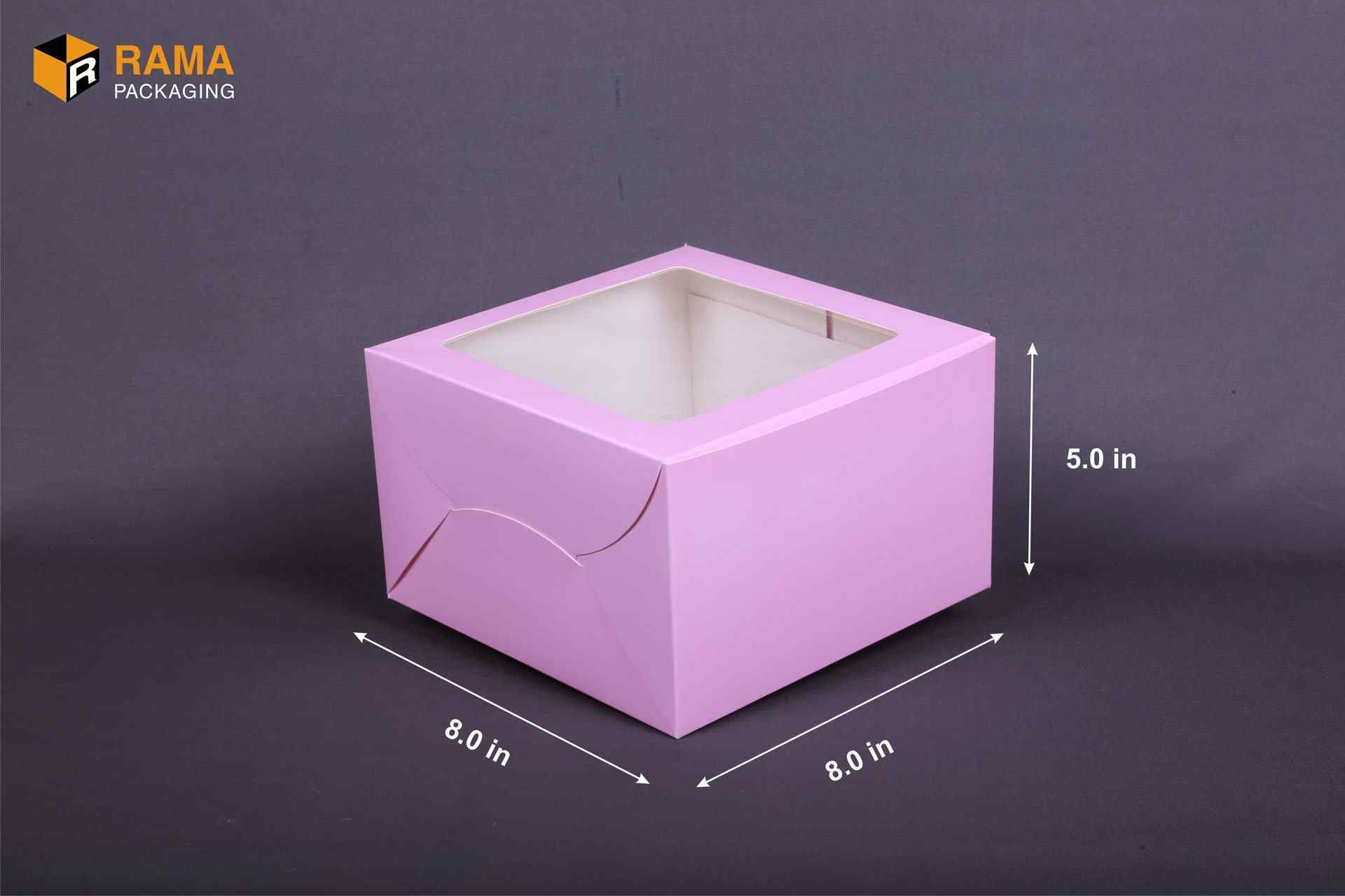 Cake Box - 500g (8"x8"x5")– Rama Packaging