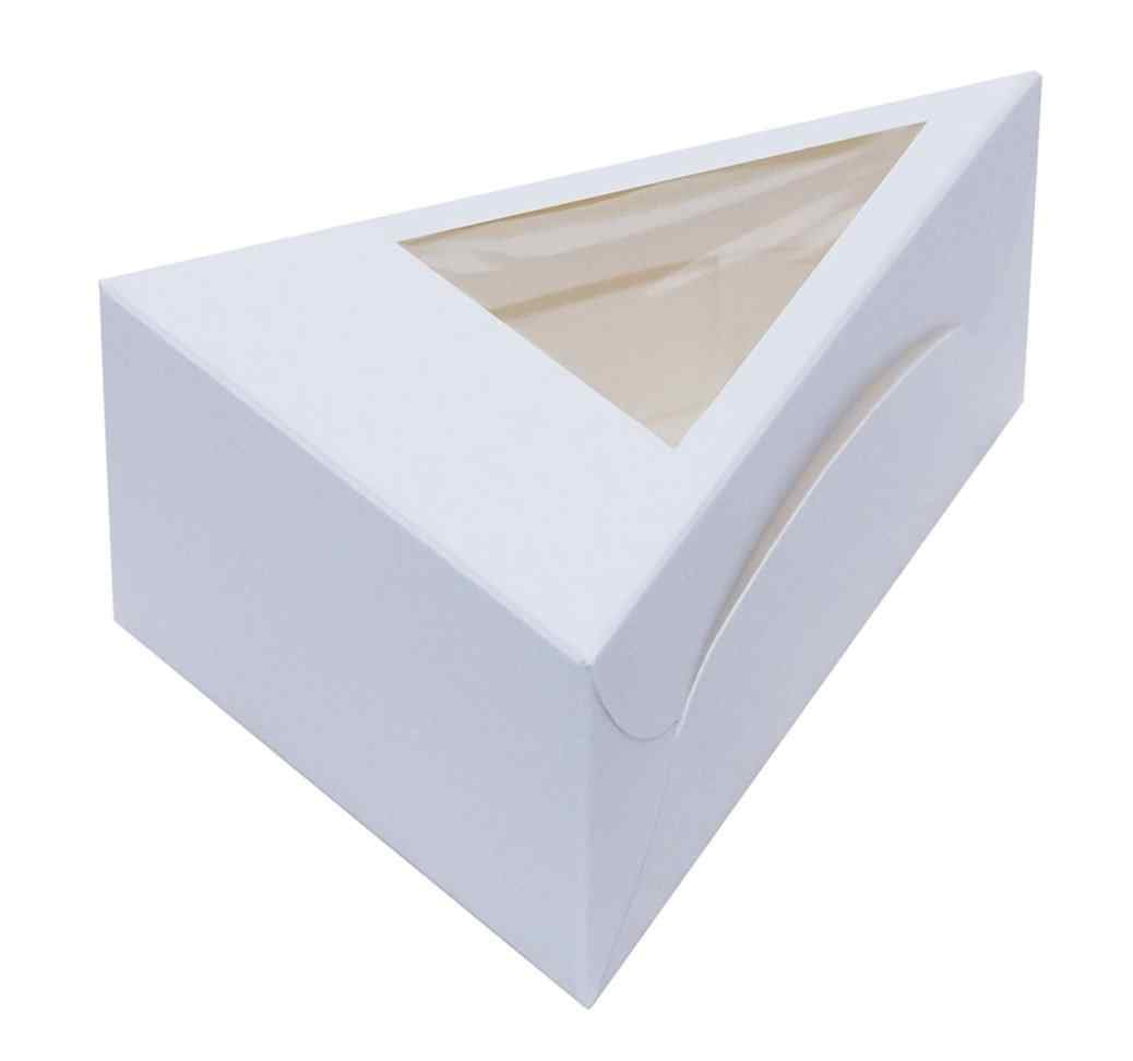 Cake Slice Box | Triangle Cheese slice Box (5.5" X 4.0" X 2.5")– Rama ...